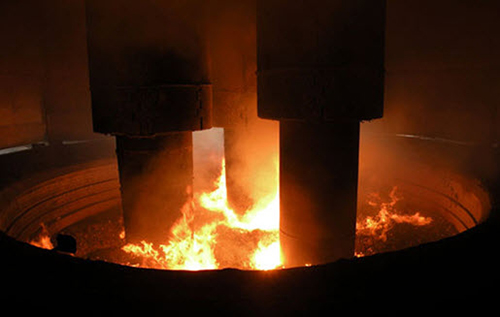 Submerged-arc furnace for phosphorus production